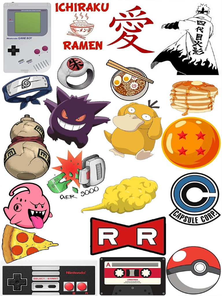 Stickers Anime 10 | PDF