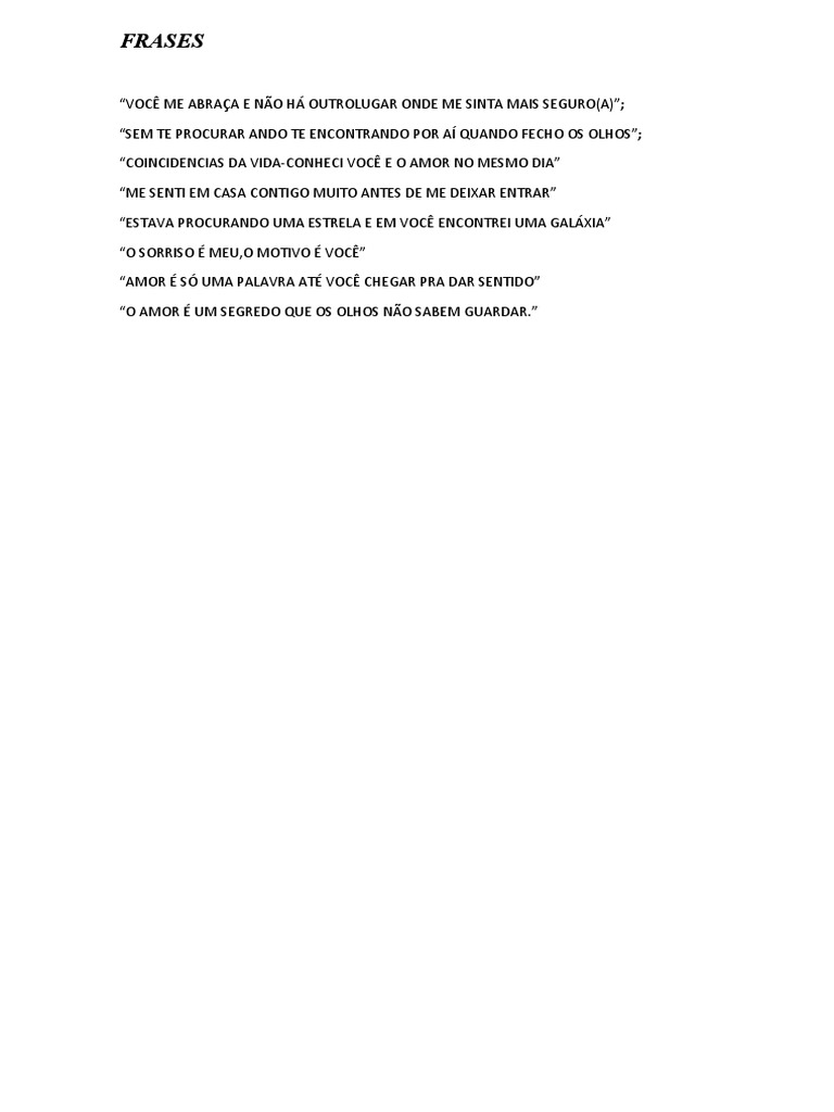 Frases | PDF