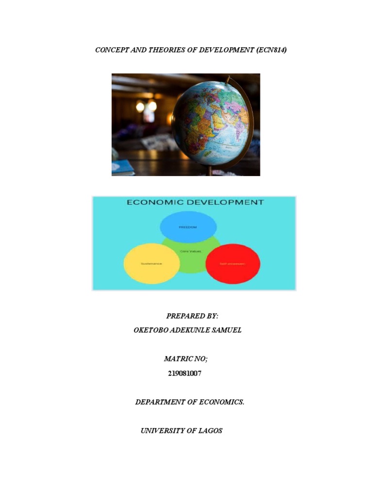 Concept and Theories of Development Assignment. | PDF | Gross Domestic Product | Economic ...