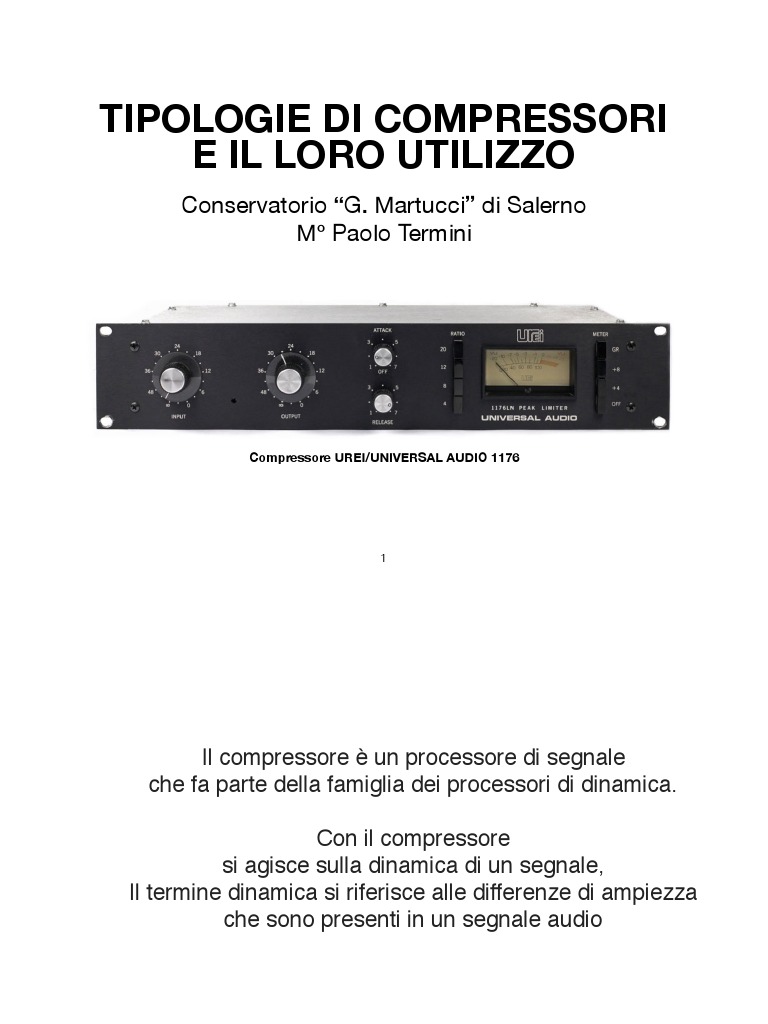 Compressori | PDF