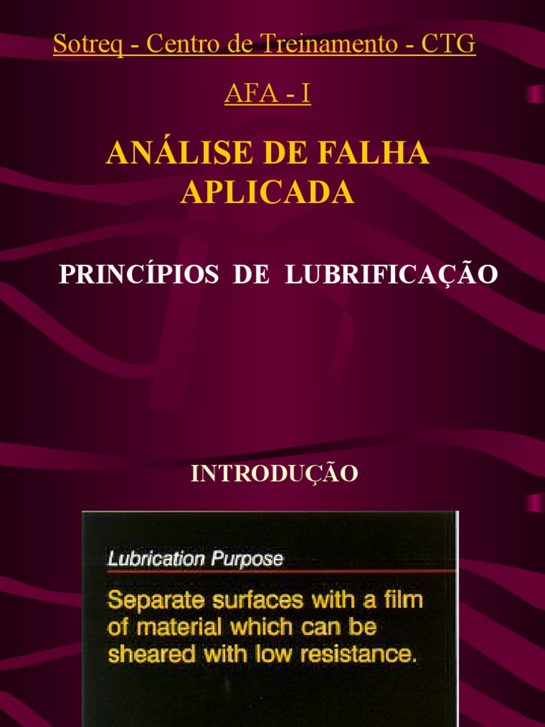 7 - Afa I Lubrificacao | PDF