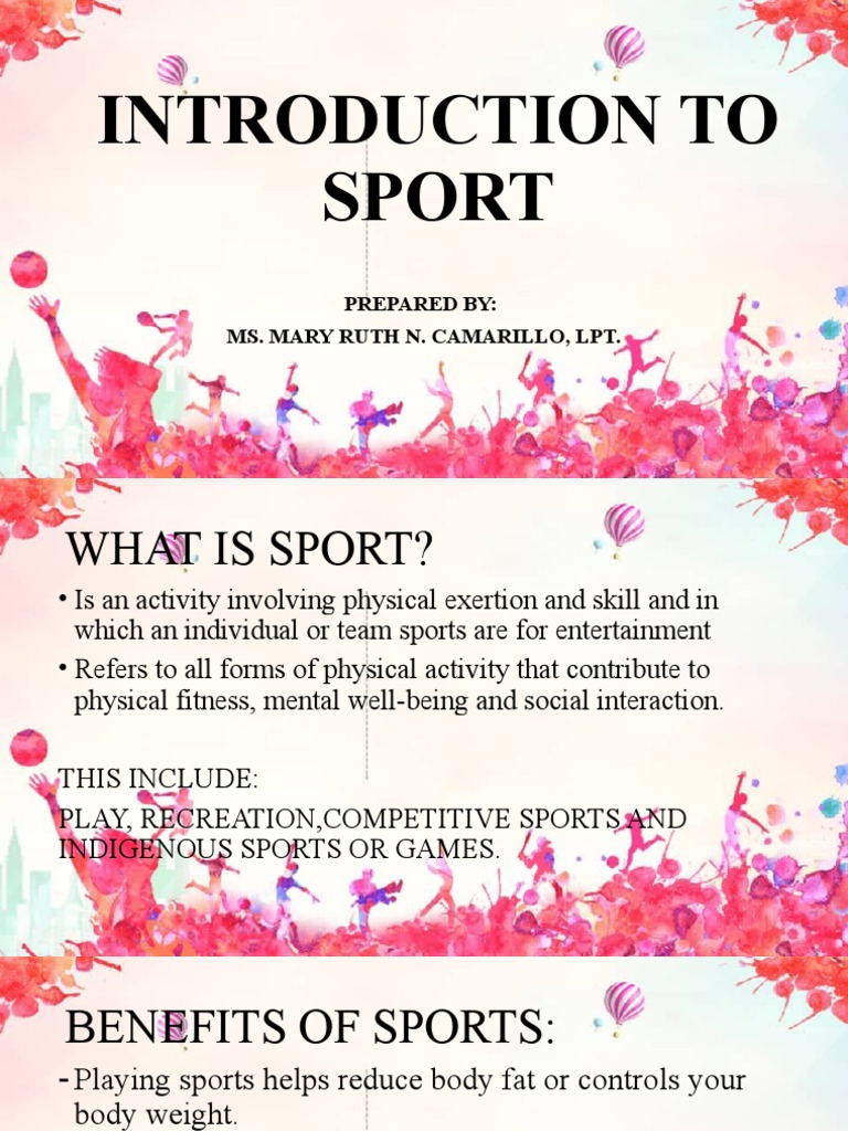 Introduction To Sport | PDF | Sports