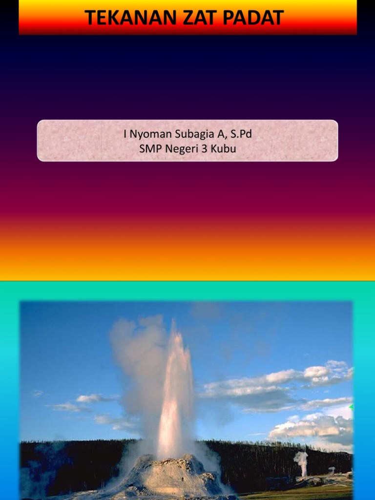 Tekanan pada Zat Padat Kelas 9 | PDF