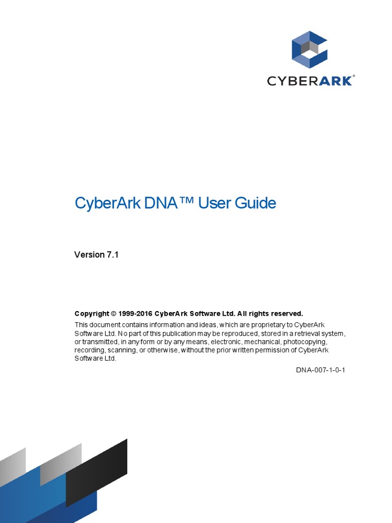 CyberArk DNA User Guide | PDF | Secure Shell | Active Directory