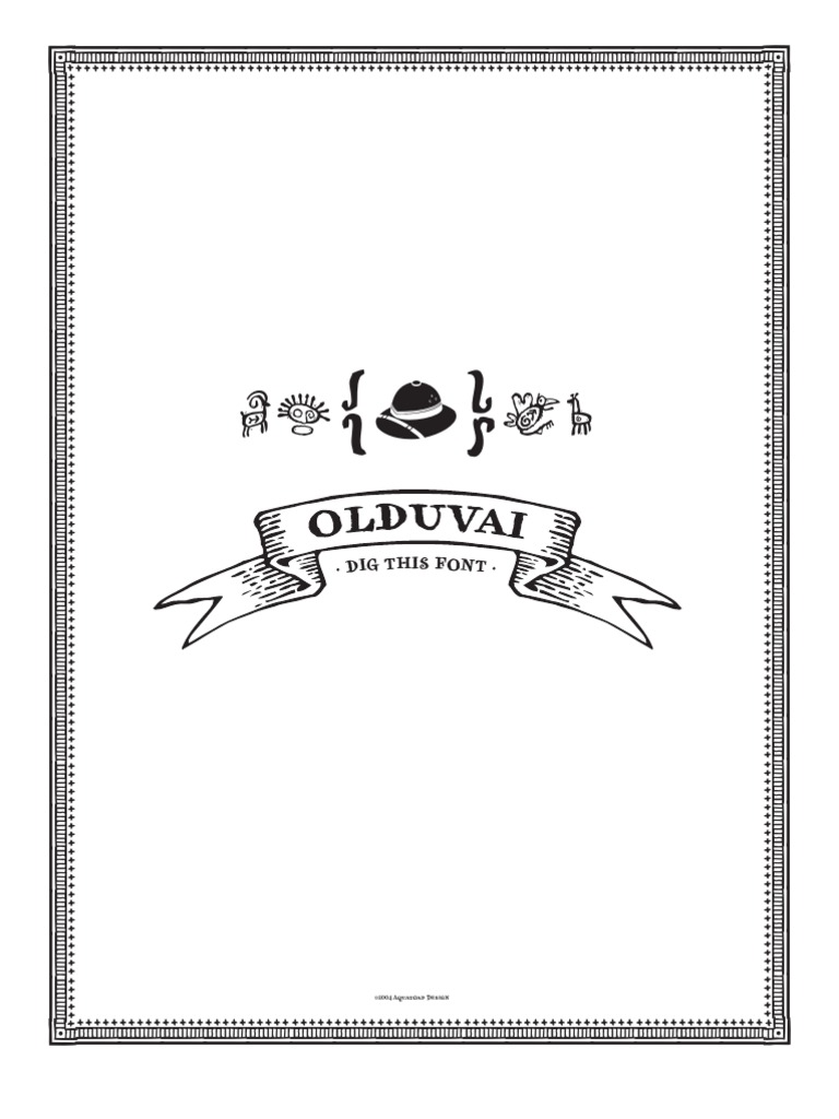 Dig This Font - : ©2004 Aquatoad Design | PDF | Science | Paleontology