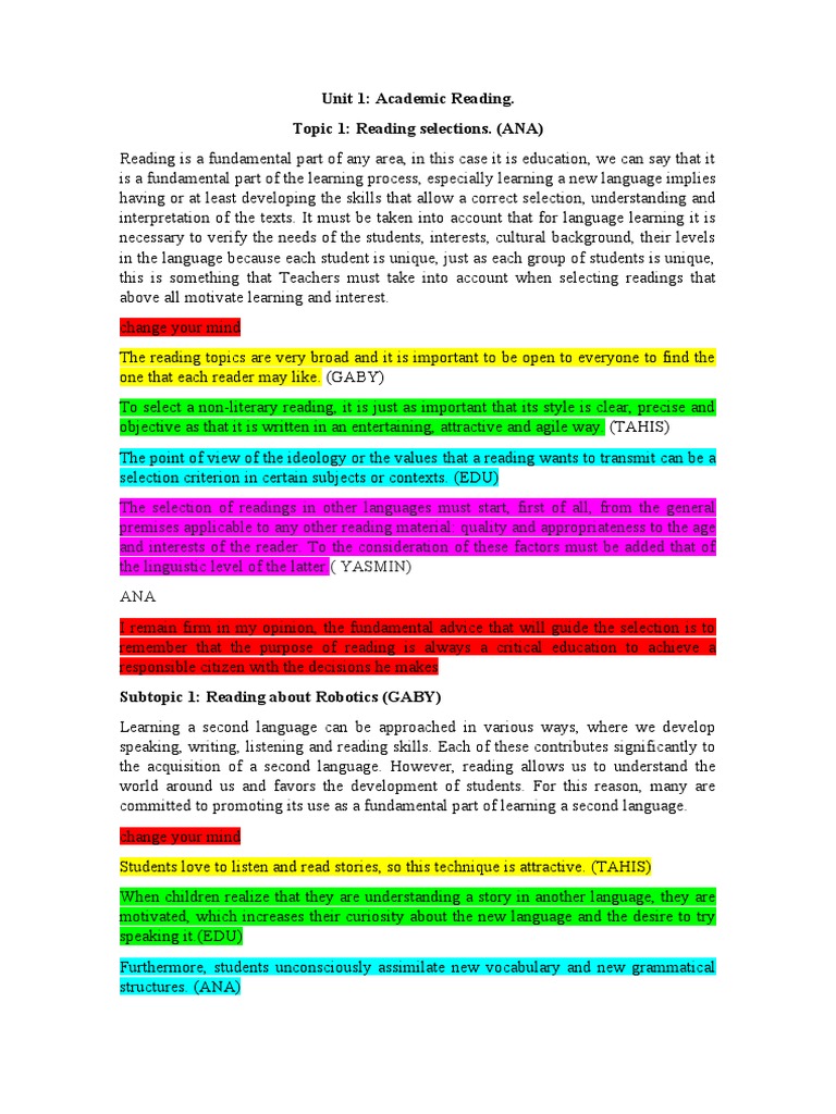 Guion en Ingles | PDF | Second Language | Information