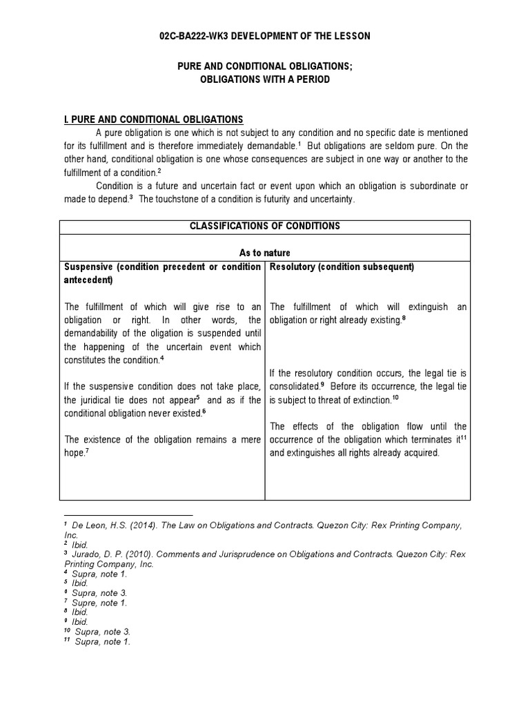 02c-Ba222-Wk3 Development of The Lesson | PDF | Guarantee | Breach Of ...
