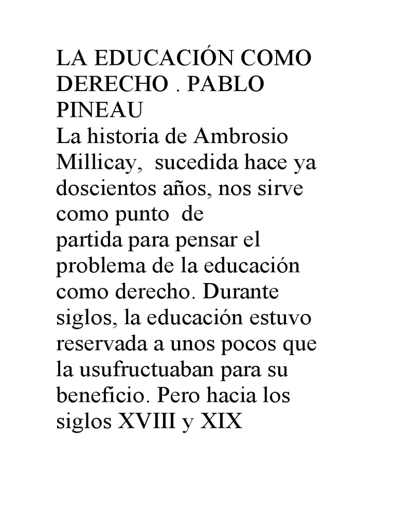 Pinau La Educación Como Derech1 | PDF | Justicia | Crimen y violencia