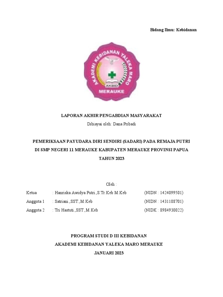 Laporan Pengabdian Masyarakat Terbaru | PDF | Pengembangan Diri ...