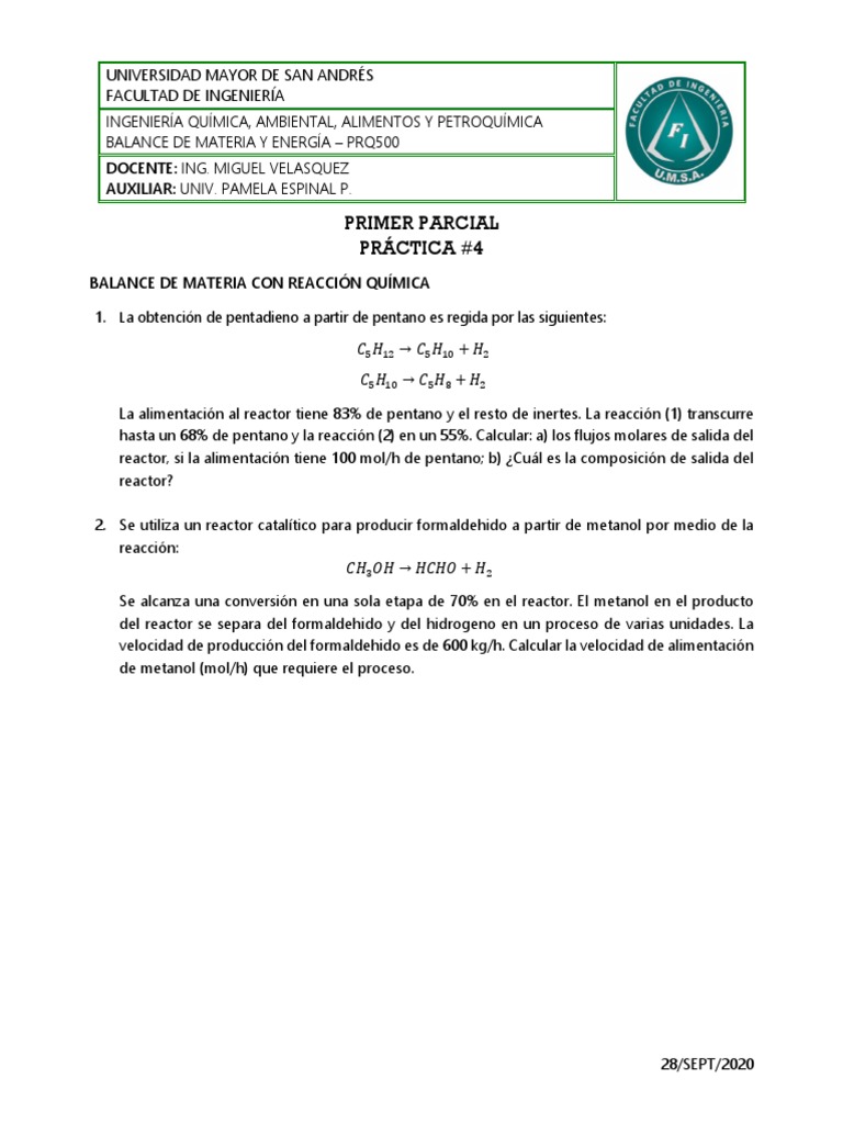 Práctica4 - PRQ500 - 1P | PDF