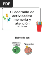Cuaderno Estimulación Cognitiva Psicocortex | PDF | Ciencia cognitiva | Neurociencia