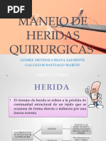 Heridas Quirurgicas | PDF | Herida | Especialidades Medicas