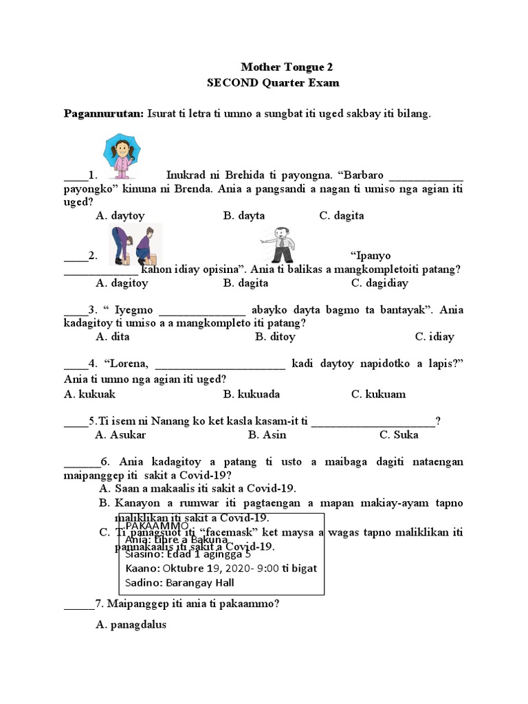 TQ MTB Grade 2 2nd Quarter 2023 | PDF