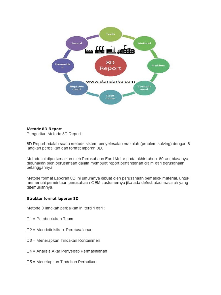 Metode 8D Report | PDF