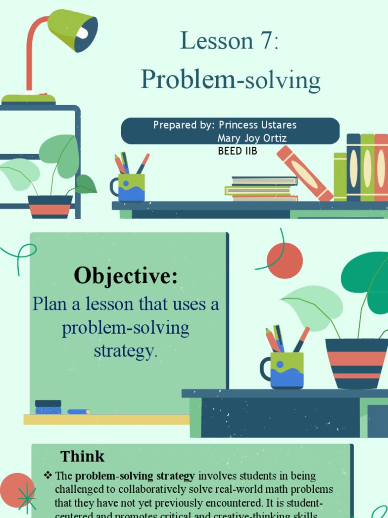 Grade 7 Problem-Solving Strategies | PDF | Learning | Behavior Modification