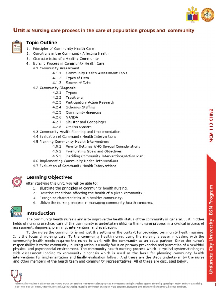 NCM 113 Study Guide 5 | PDF | Evaluation | Nursing