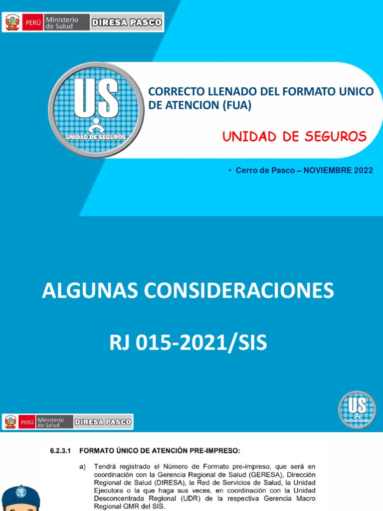 Correcto Llenado Fua Noviembre 2022 | PDF | Especialidades Medicas | Cuidado de la salud