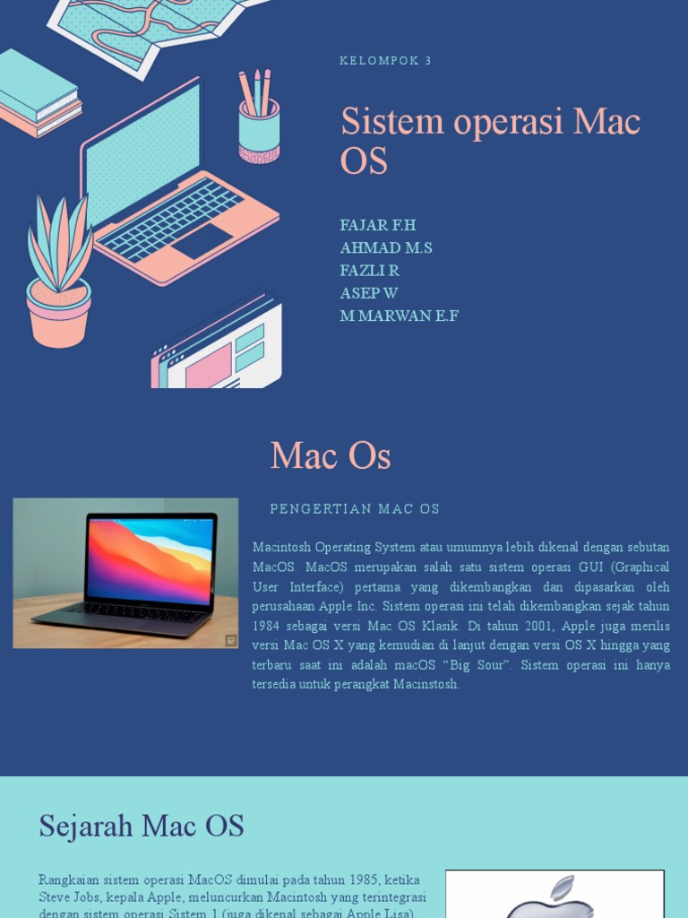 Mac Os Kel 3 TKJ RPL | PDF | Metode & Bahan Ajar | Komputer