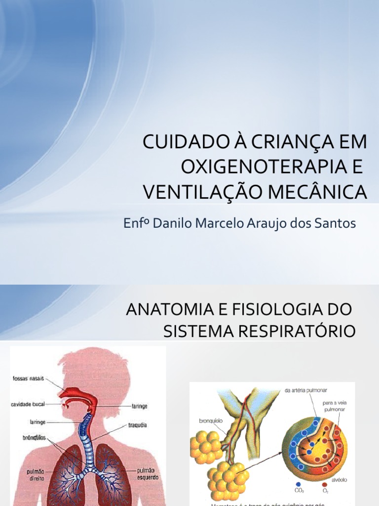 Oxigenoterapia e Gasometria | PDF | Sistema respiratório | Oxigênio