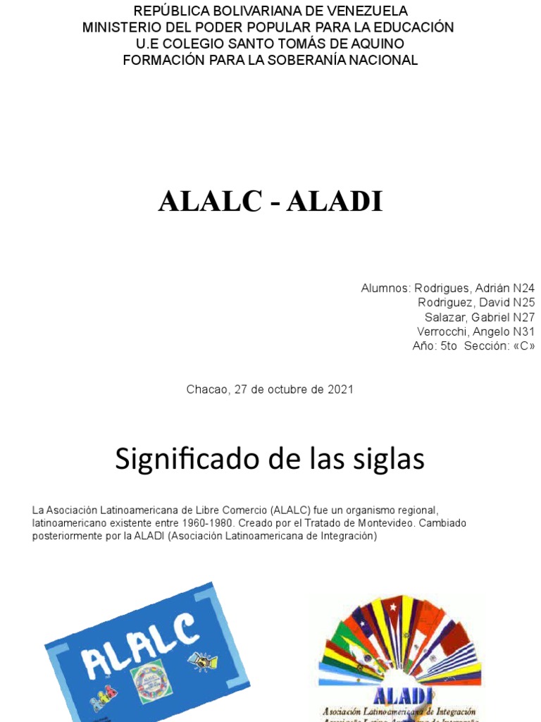 Alalc Aladi | PDF