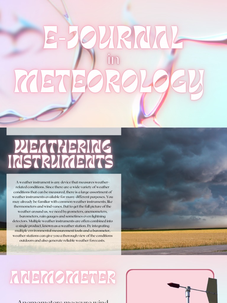 E-Journal in Meteorology | PDF | Metrology | Oceanography