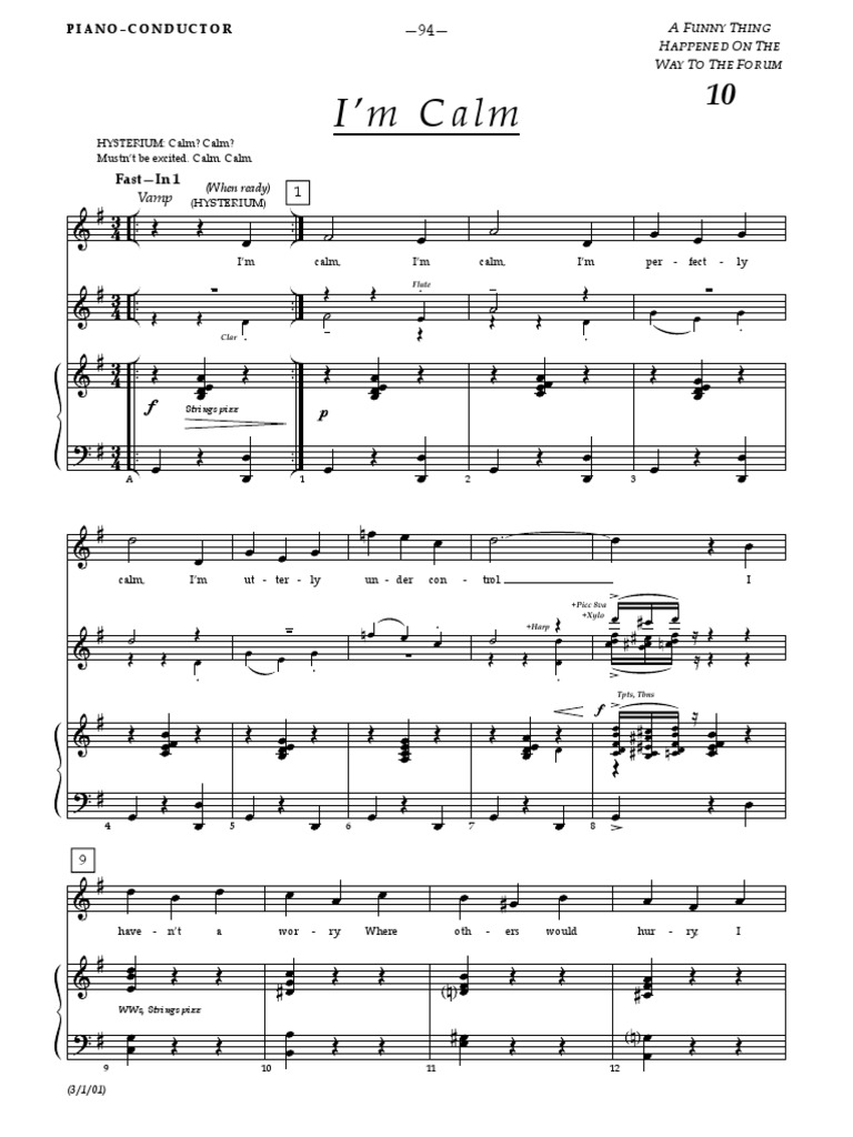 I'm Calm | PDF | Organology | Musical Instruments
