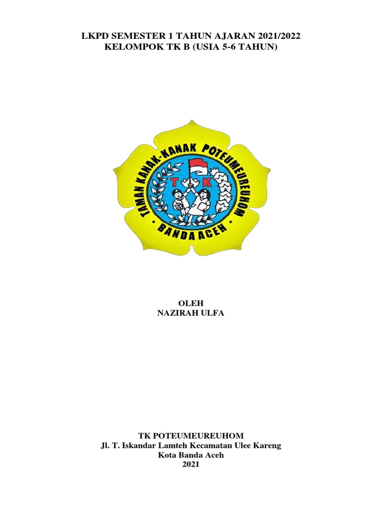 LKPD TK B Usia 5-6 Tahun | PDF