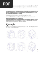 Proyección Dimétrica | PDF | Perspectiva (Gráfica) | Geometría