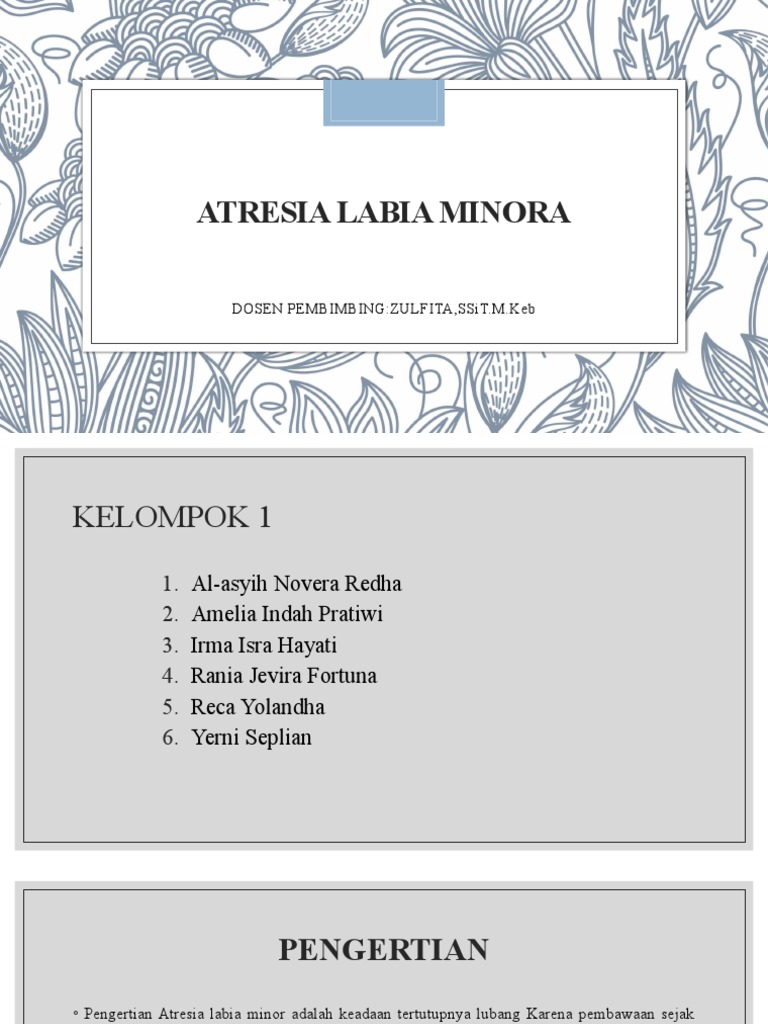 Atresia Labia Minora | PDF