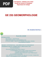 Cours de Géomorphologie | PDF | Géomorphologie | Géographie physique