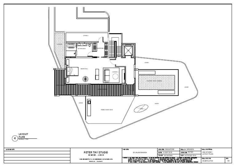 Peter Tay Studio: Layout Plan | PDF