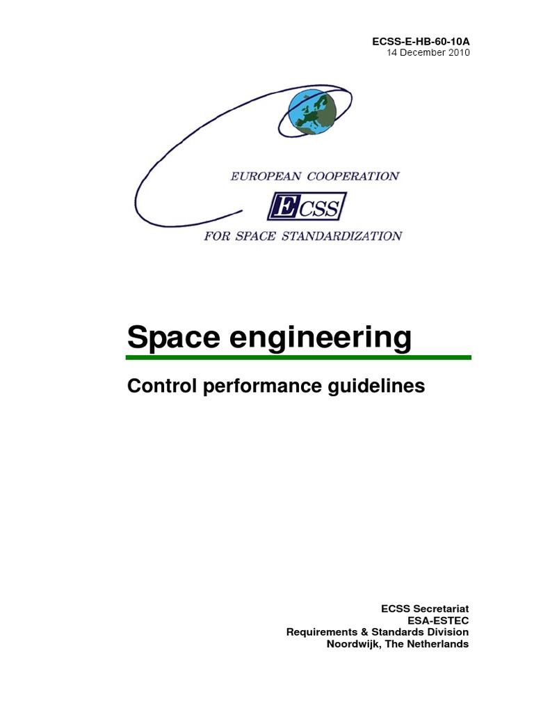 ECSS E HB 60 10A Control Performance Guidelines | PDF | Control Theory ...