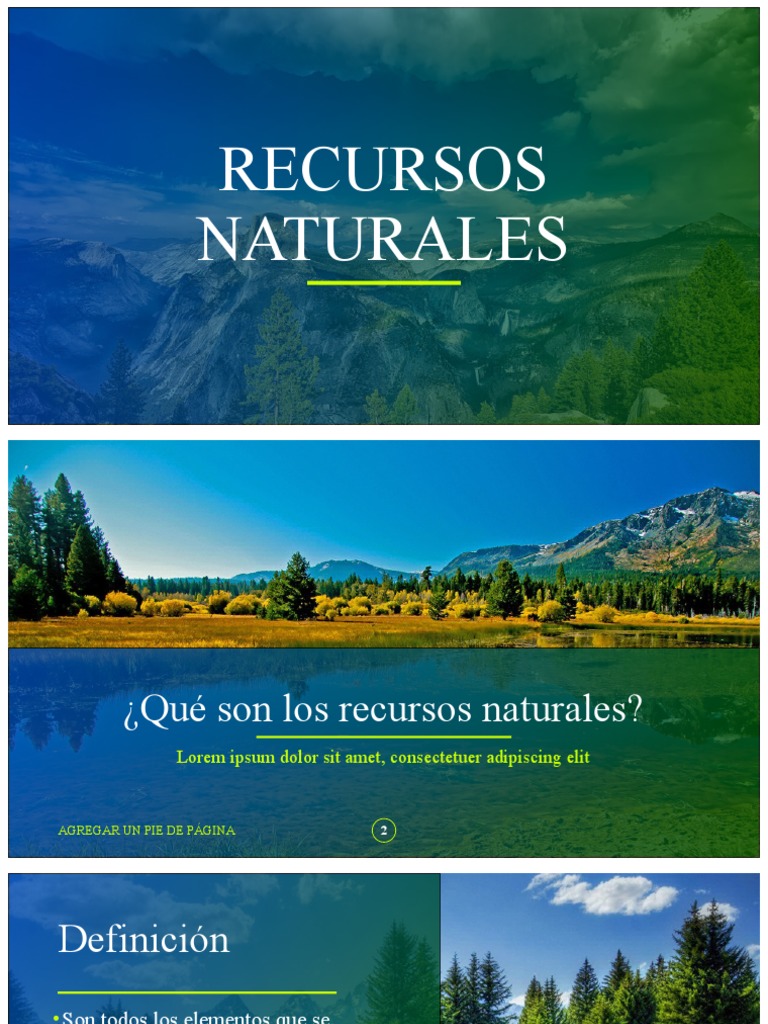 Clasificación de Recursos Naturales | PDF | Ciencia y matemáticas ...