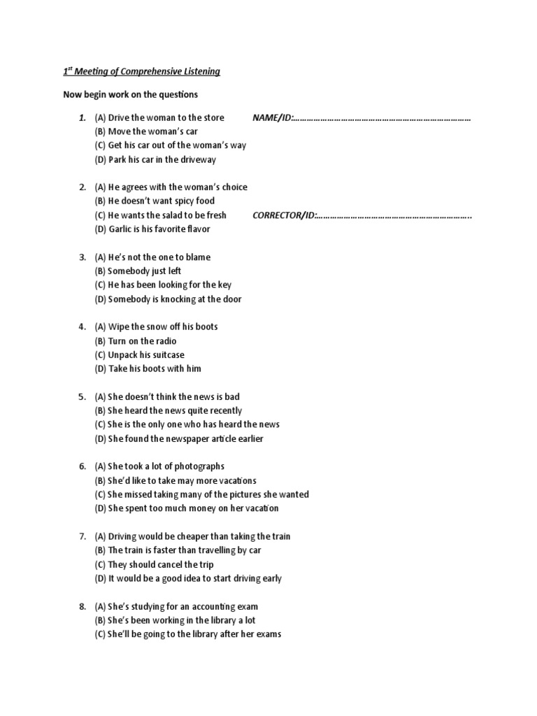 Understanding Comprehensive Listening | PDF | Libraries