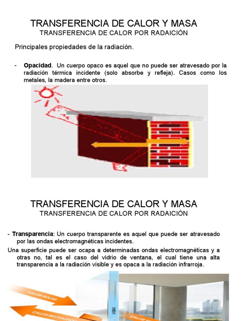 Tcm Generalidades De Radiación Térmica 2 I 2022 Pdf Transferencia