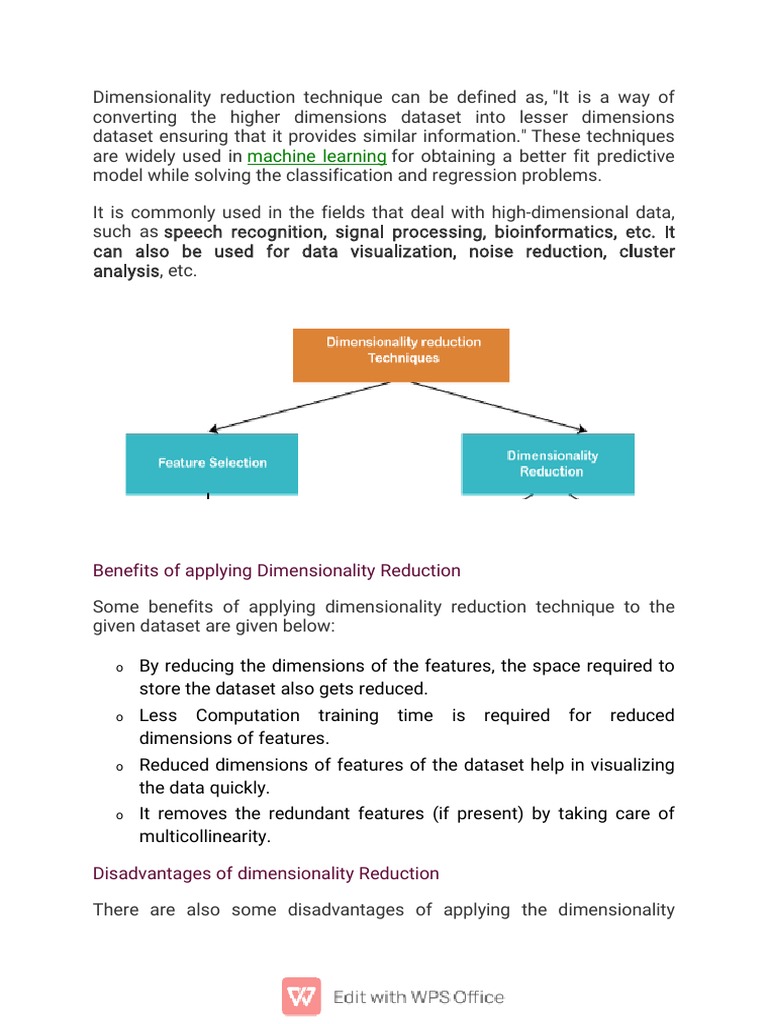 Dimension Reduction | PDF | Principal Component Analysis | Eigenvalues And Eigenvectors