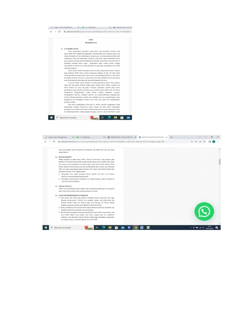 Contoh Laporan Inovasi | PDF