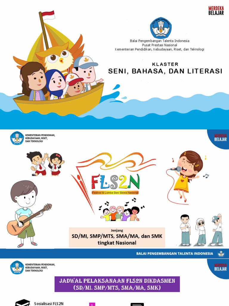 Jadwal dan Peserta FLS2N 2023 | PDF