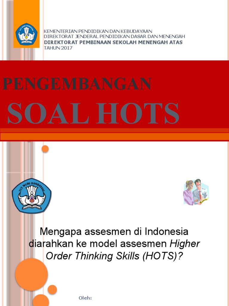 Penyusunan Soal HOTs | PDF | Karier & Perkembangan | Sains & Matematika