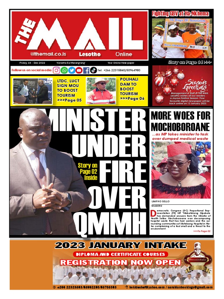 TML ISSUE 22 Dec 16 - 22 2022 | PDF | Domestic Violence | Waste