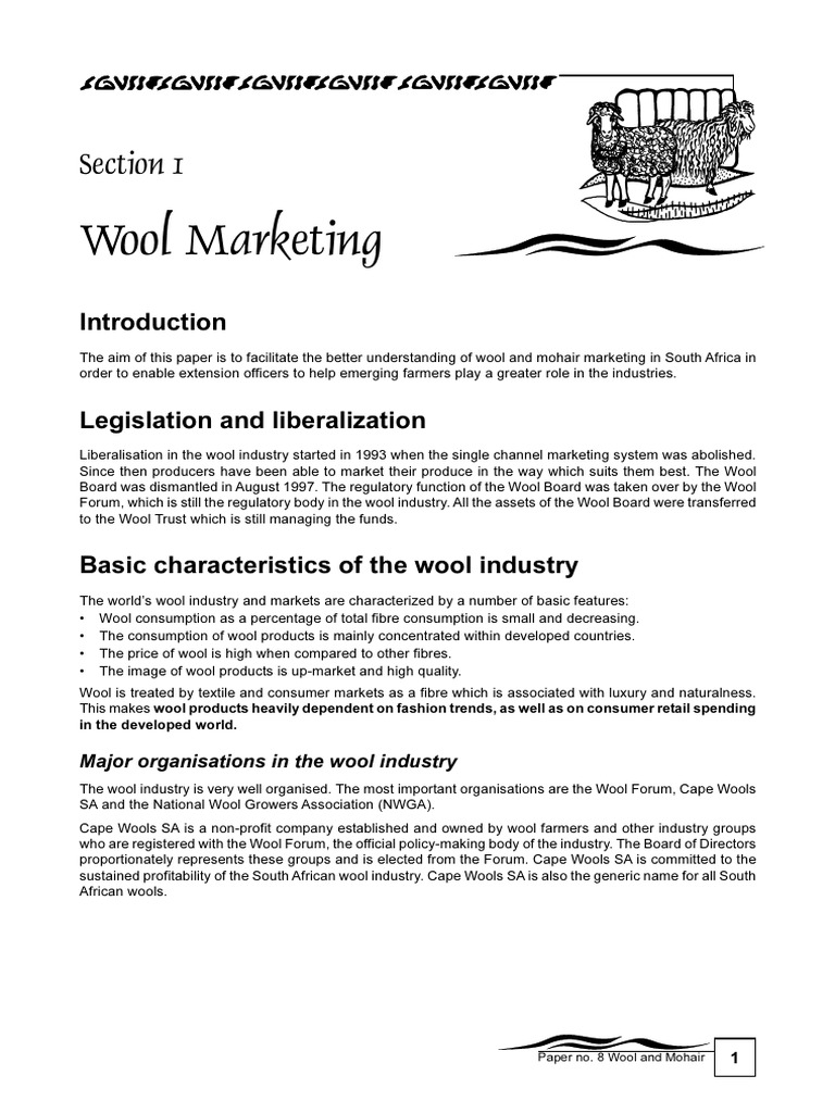 8 Wool Mohair | PDF | Wool Bale | Wool