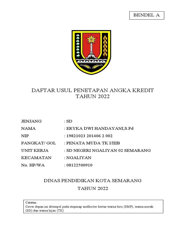 Format Dupak Bendel A, B, C, D, e | PDF