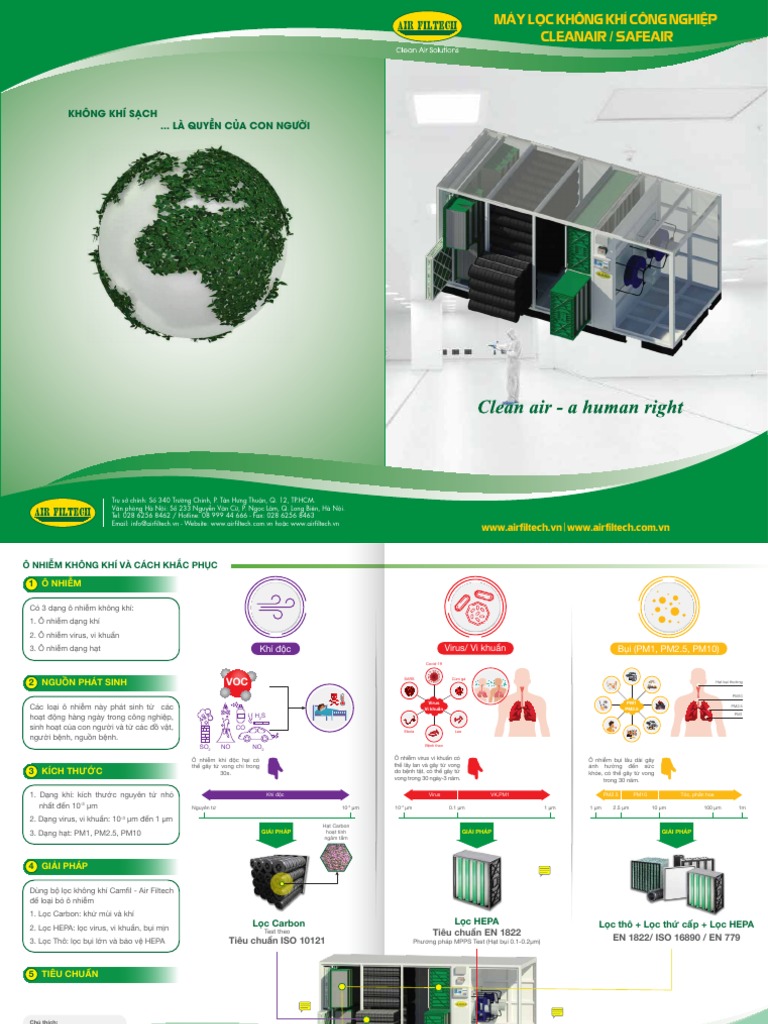 Air Filtech Industrial SafeAir-CleanAir Purifier - V4 | PDF