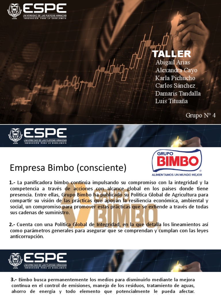 Bimbo y PepsiCo: Compromisos Ambientales | PDF
