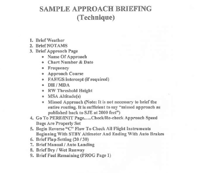 Approach Briefing Sample | PDF