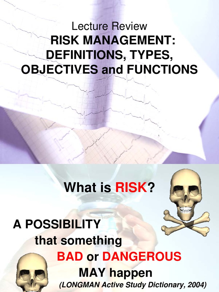 Introduction To Hospital Risk Management | PDF | Risk | Risk Management