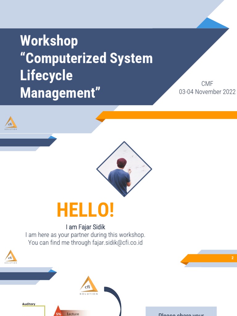 Computerized System Life Cycle Management Pdf Specification