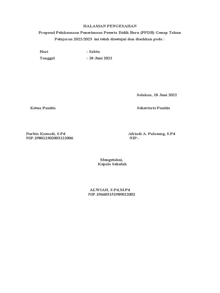 Proposal PPDB 2 | PDF | Karier & Perkembangan | Ilmu Sosial