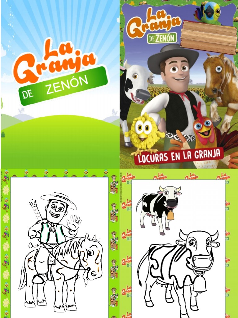 Cuaderno para Colorear La Granja | PDF