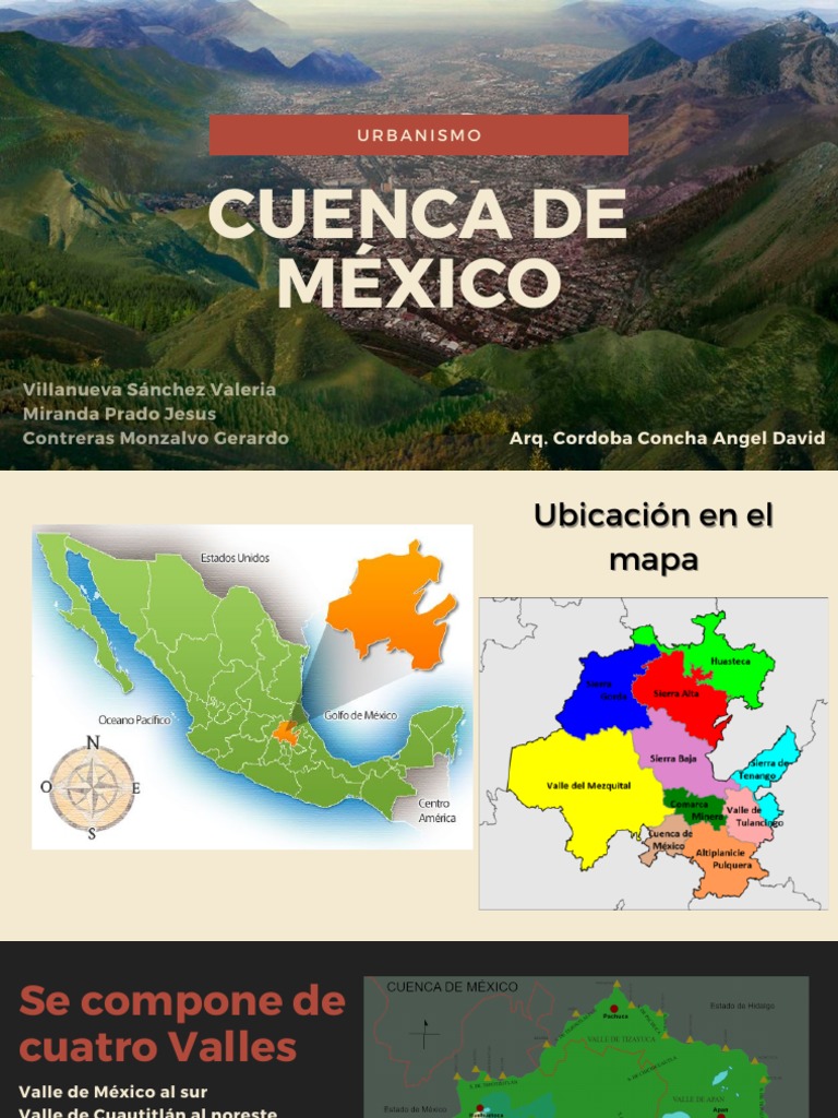 La Cuenca de México en el estado de Hidalgo: Geografía, Población y ...
